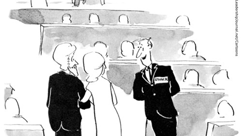 Usher Seats Clappers and Nonclappers | Preaching Today