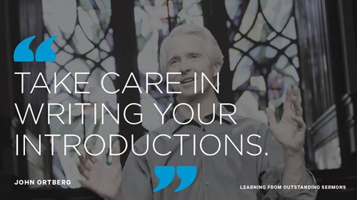 Writing Effective Introductions | Preaching Today