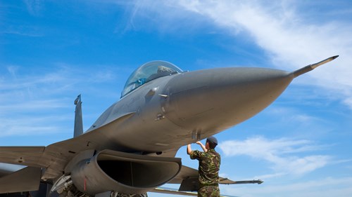 Fighter Jet Forced to Land after Self-Inflicted Bullet Damage ...